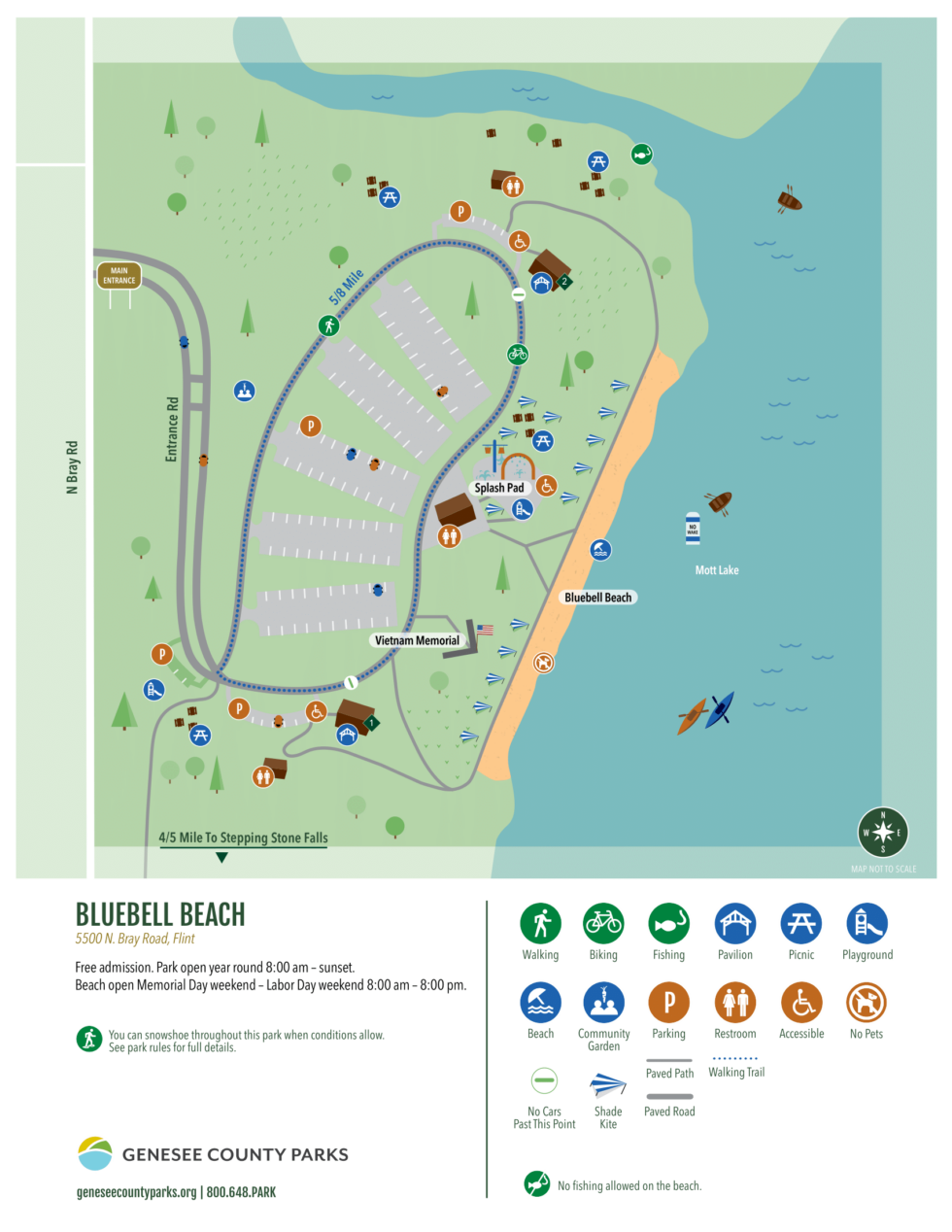 Bluebell Beach & Flint River Bike Path - Genesee County Parks