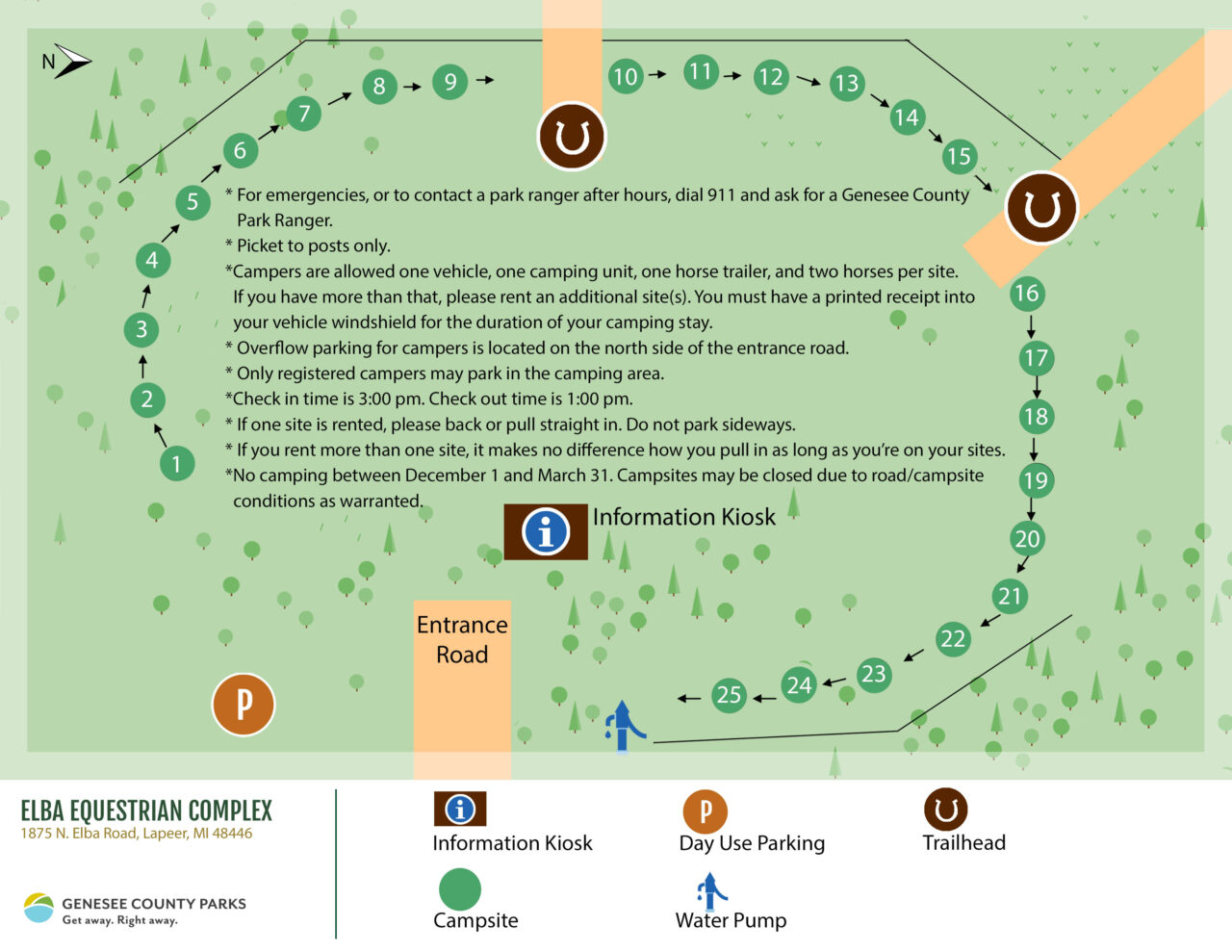 Elba Park Map at Mark Lola blog
